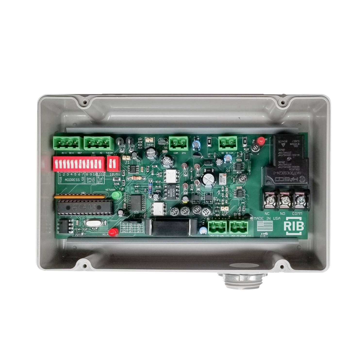 RIBTW24B-BCAO | BACNET ENCLOSED RELAY HI/LOW S